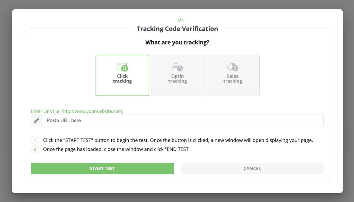 How to use The Tracking Validation Tool